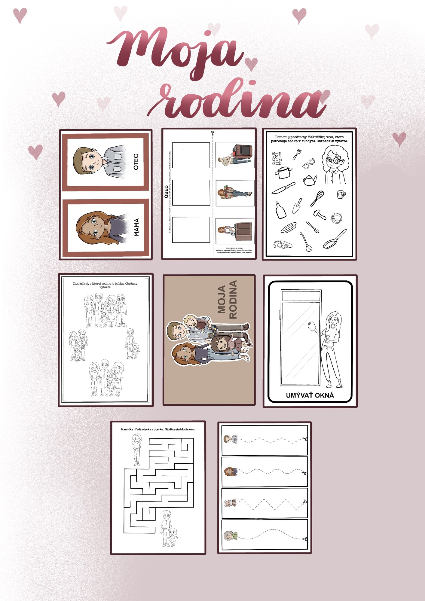 Moja rodina - Slovenský Jazyk | UčiteliaUčiteľom.sk